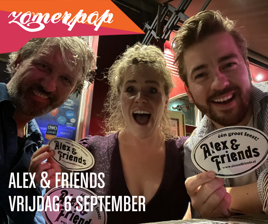 Zomerpop line-up voor vrijdag